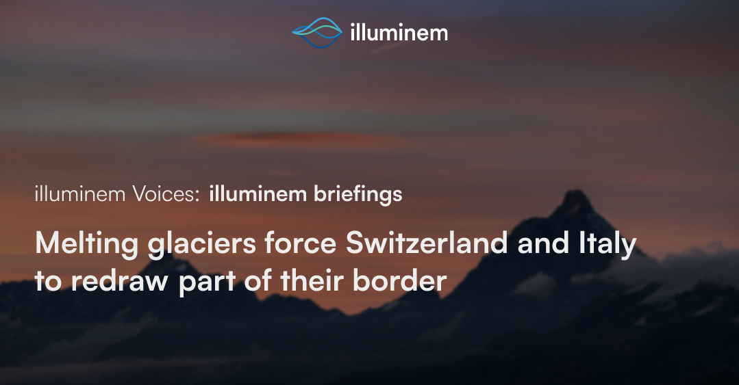 Melting glaciers force Switzerland and Italy to redraw part of their ... Melting glaciers force Switzerland and Italy to redraw part of their ...