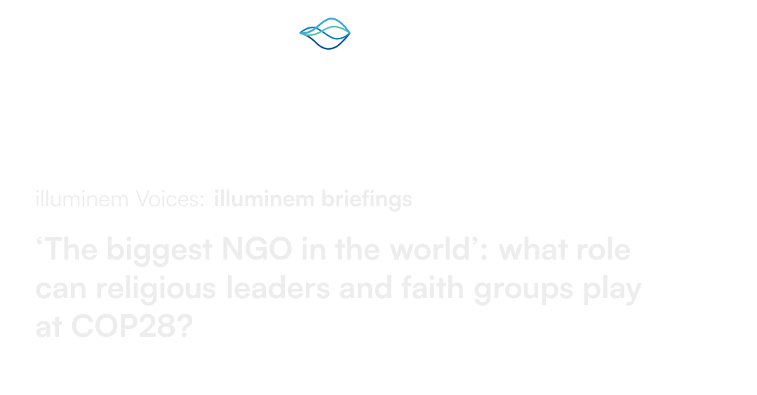 ‘The biggest NGO in the world’: what role can religious leaders and faith groups play at COP28 ...