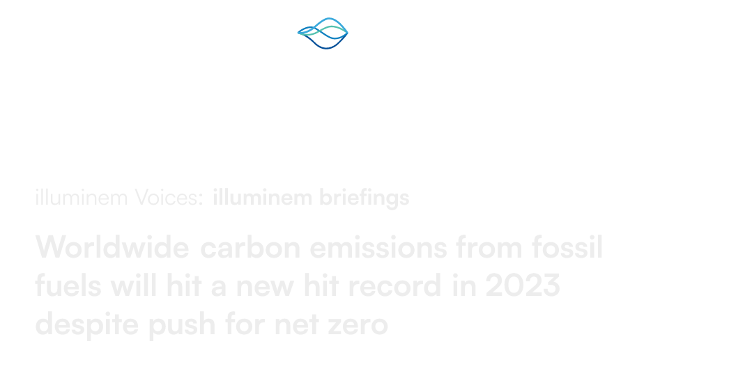 Worldwide carbon emissions from fossil fuels will hit a new hit record in 2023 despite push for ...